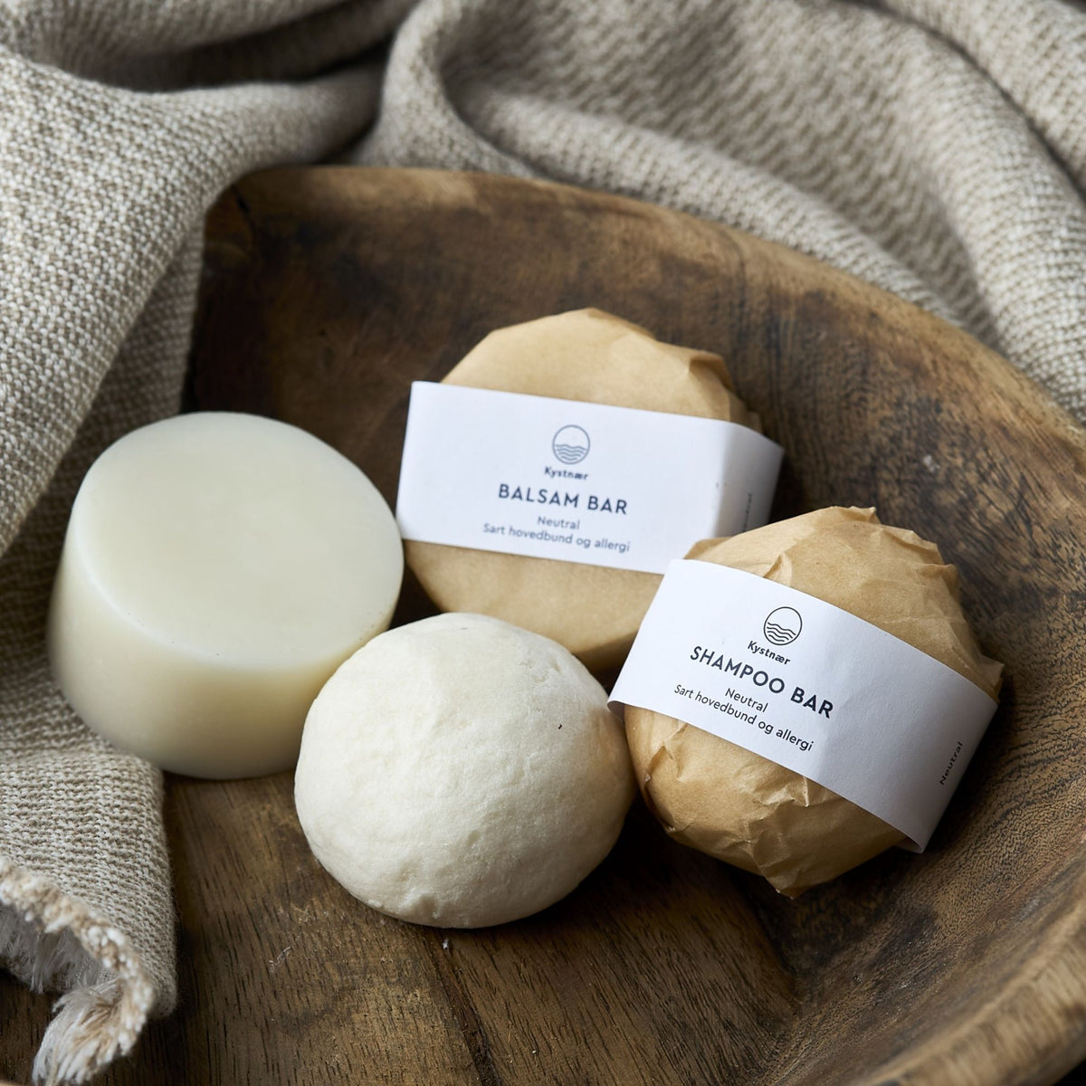 Neutral Balsam Bar – Parfumefri Balsam til Sart Hud og Hovedbund – Kystnær